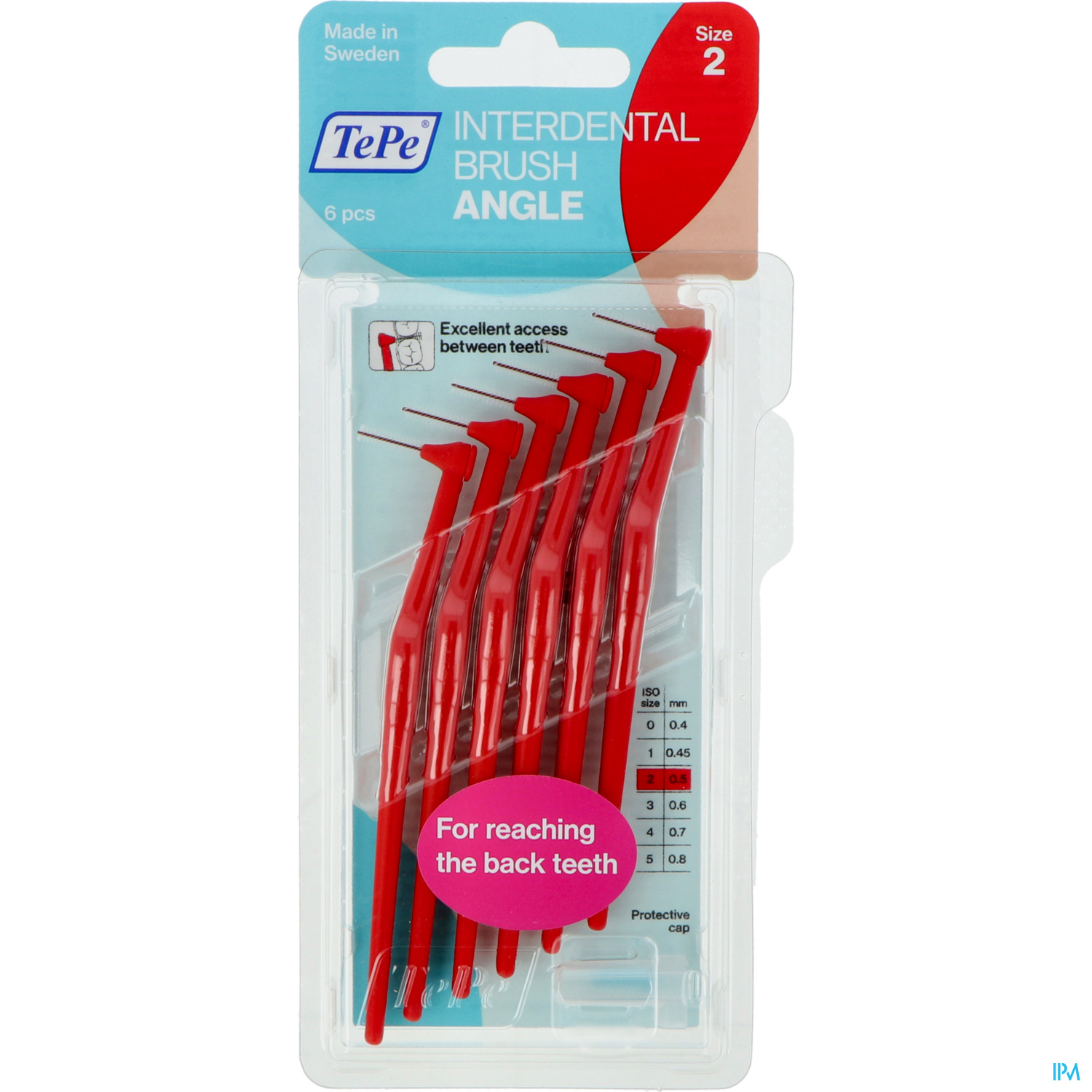TEPE IDB ANGLE 0,5MM ROT 6ST | Deine Apotheke